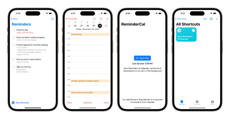 ReminderCal: Maximizing Productivity by Syncing Apple Reminders to Calendar – Appleosophy