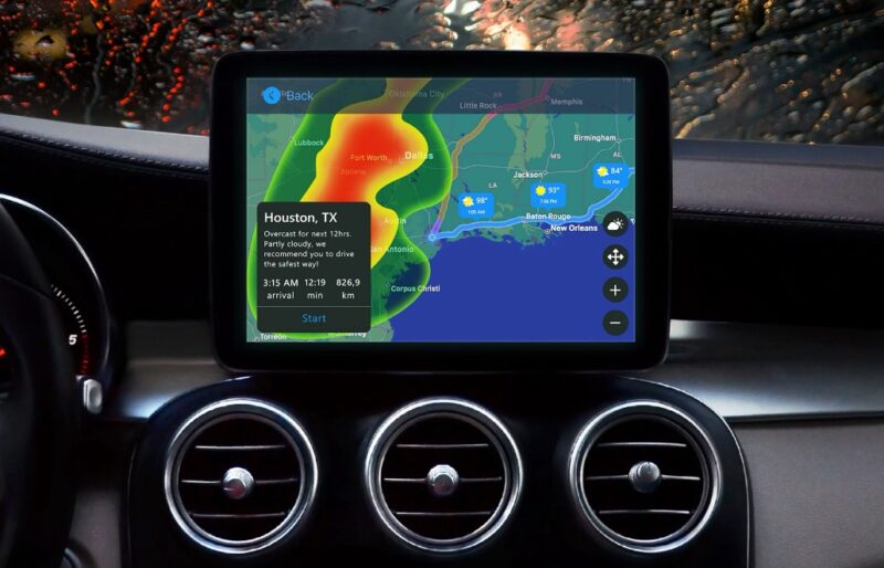 Here is how you can access a weather radar on CarPlay