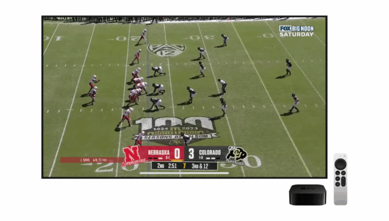 Apple TV 4K users can stream 3 college football games in 4K over ...
